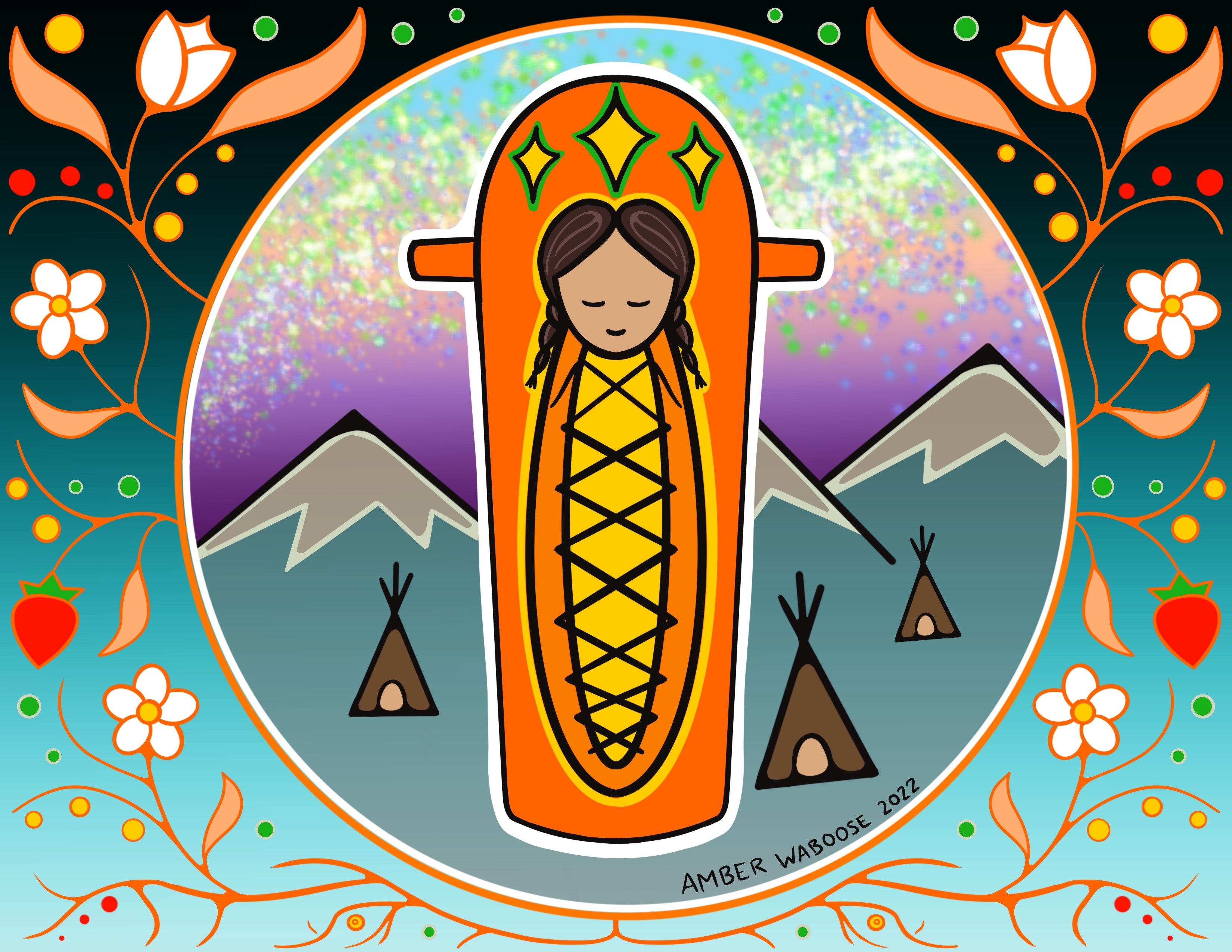 Illustrations Portfolio – AMBER WABOOSE - OJIBWE ARTS